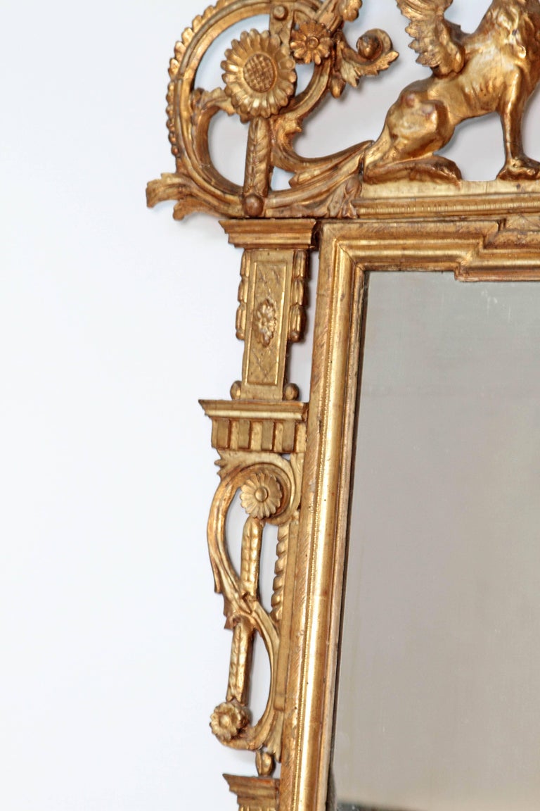 A Large 18th Century Italian Neoclassical Mirror at 1stDibs