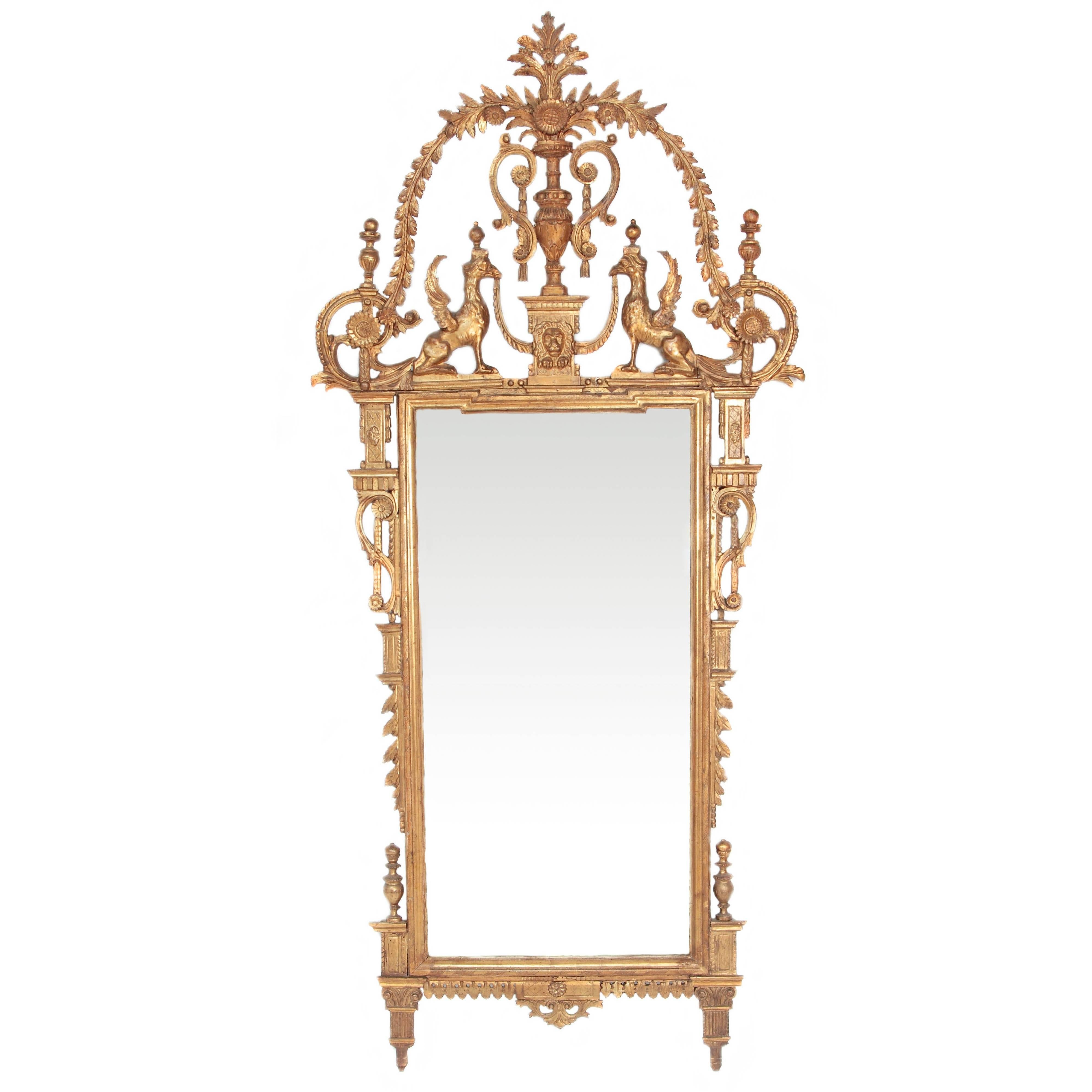 A Large 18th Century Italian Neoclassical Mirror at 1stDibs