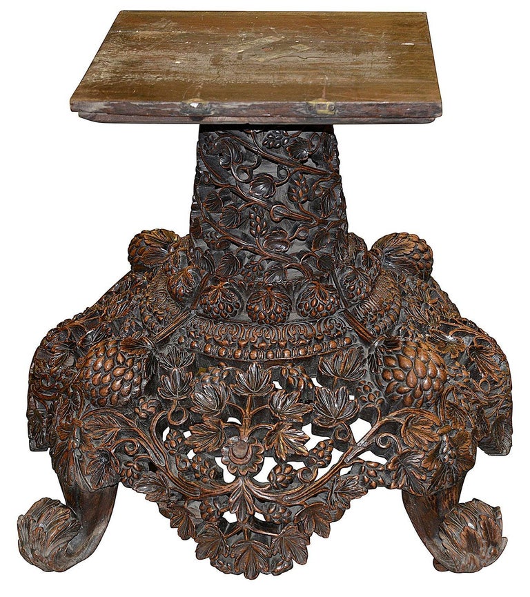 Large and Impressive Anglo Indian Centre Table, circa 1820 For Sale at ...