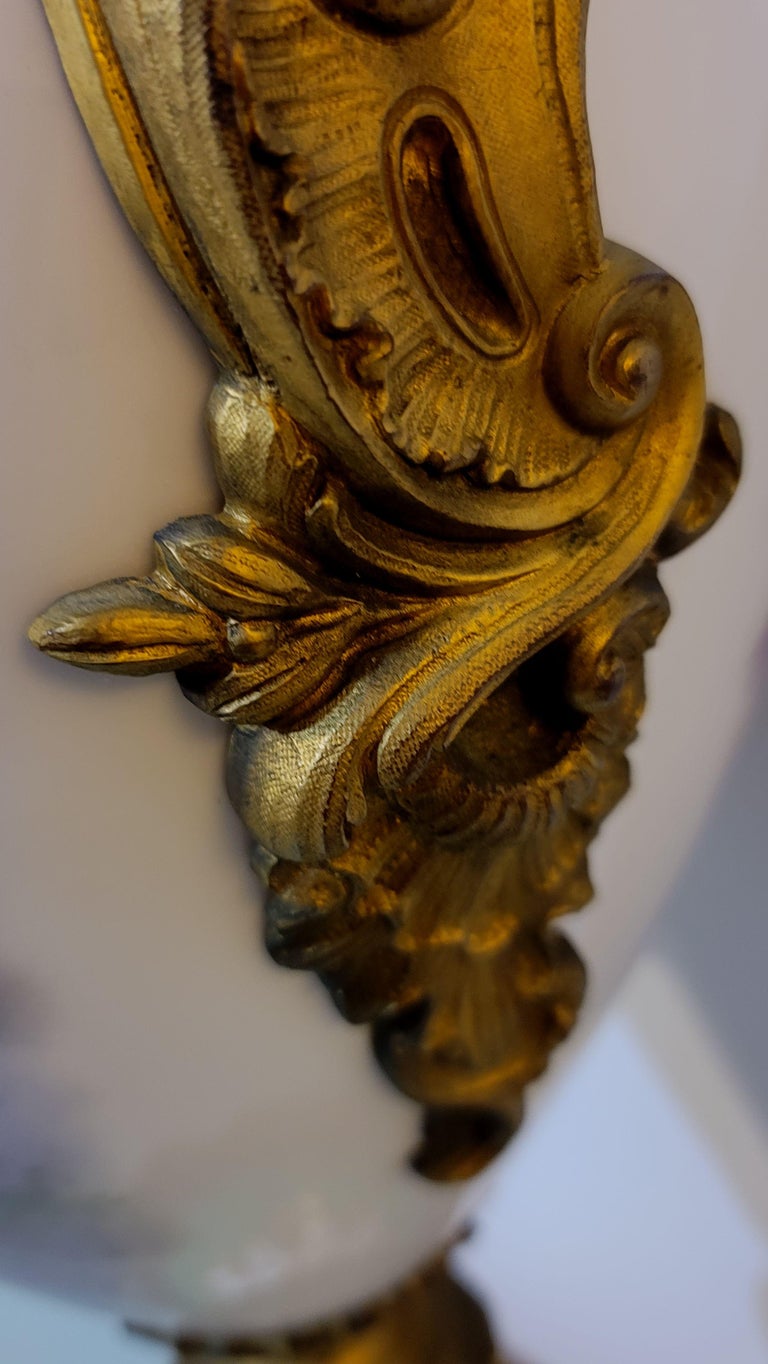 Large Antique French Sevres Porcelain Urn, 19th Century, Signature and ...