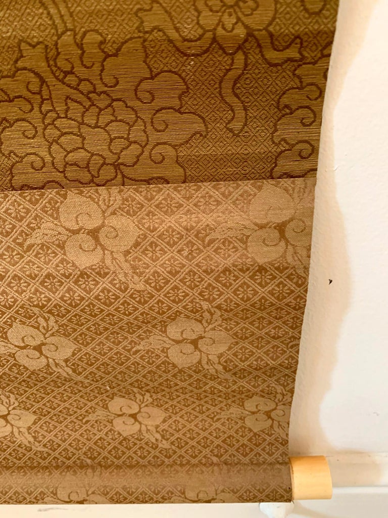 Large Antique Zen Japanese Ink Scroll After Sesson Shukei For Sale at ...