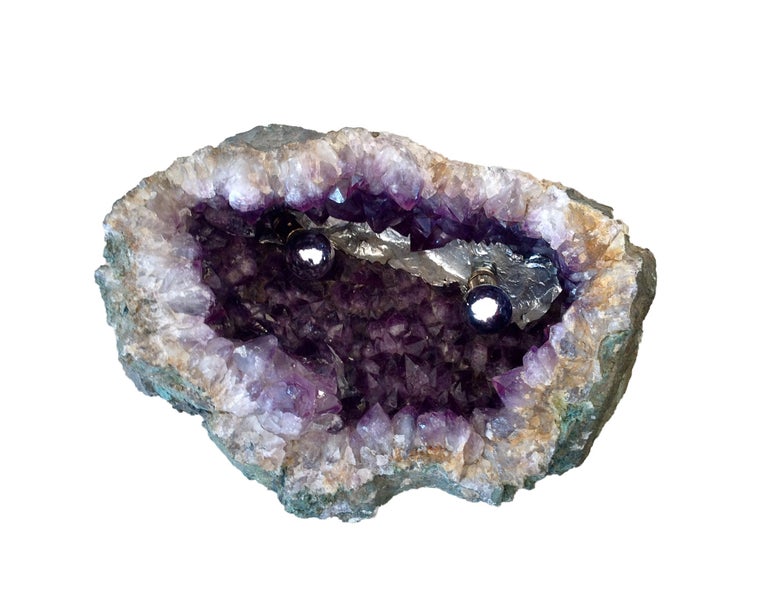 Large Brazilian Amethyst Geode with Lights Inside at 1stDibs