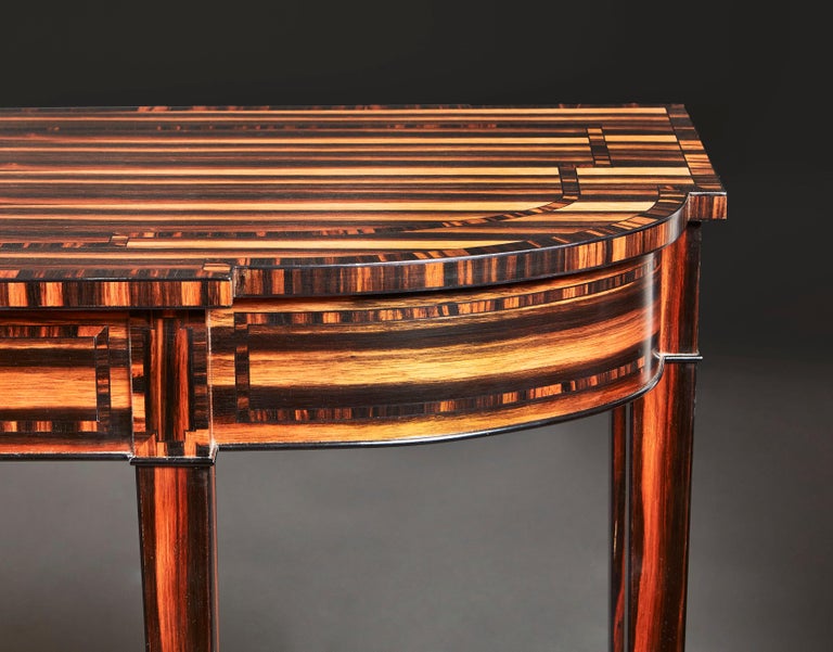 Large Calamander Console Table For Sale at 1stDibs