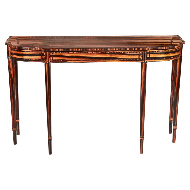 Large Calamander Console Table For Sale at 1stDibs