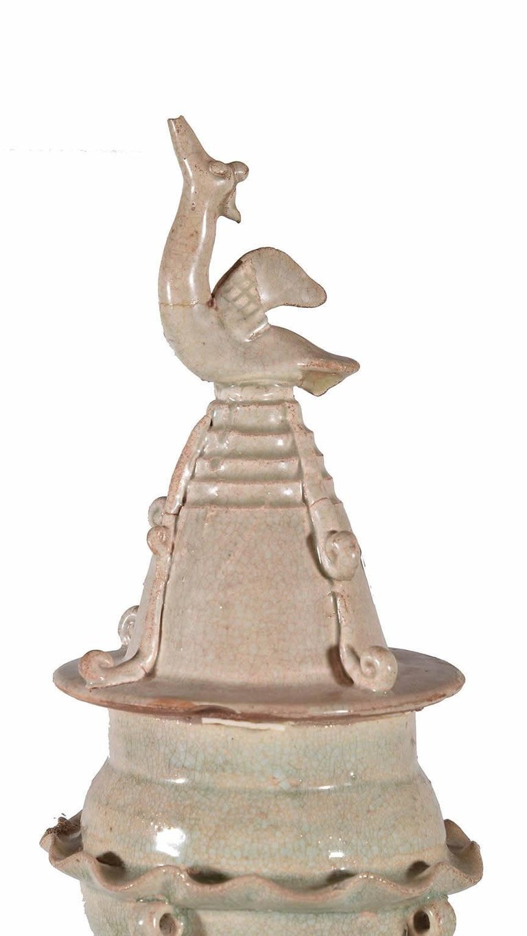 Large Chinese Song Dynasty 1, 000 Year Old Decorative Funerary Jar For ...