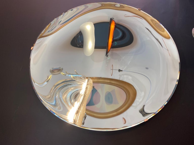 Large Concave Art Mirror at 1stDibs | large concave mirror, concave ...