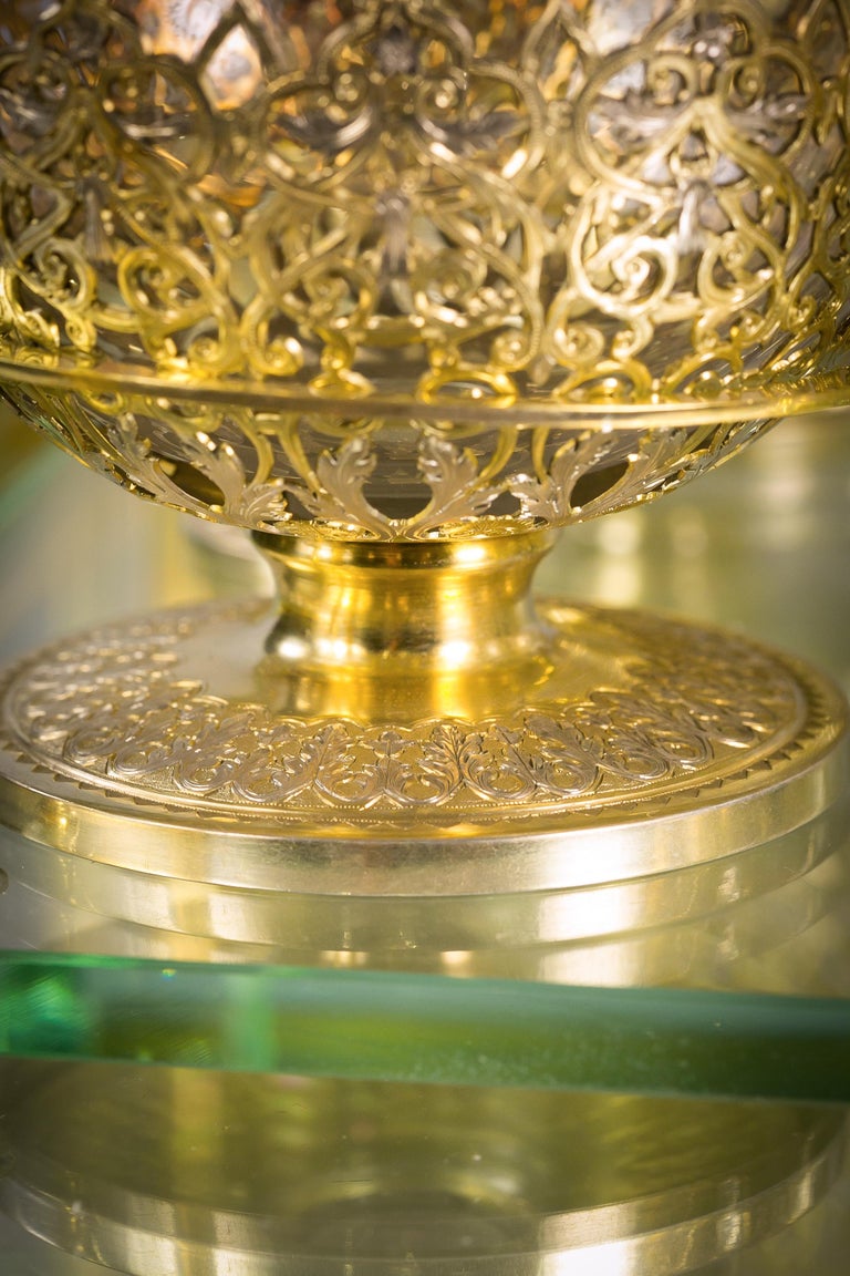 Large French Gilt Bronze and Glass Cave a Liqueur, circa 1875 For Sale ...