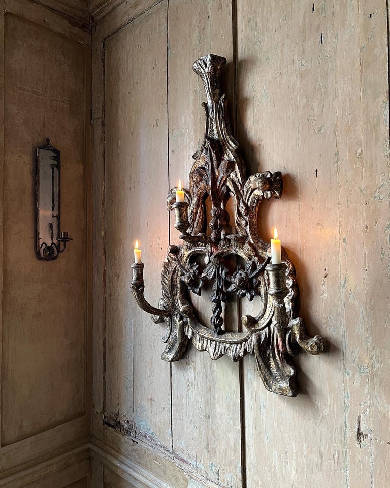 Large Italian Baroque Wall Sconce, c.1740 For Sale at 1stDibs | baroque ...