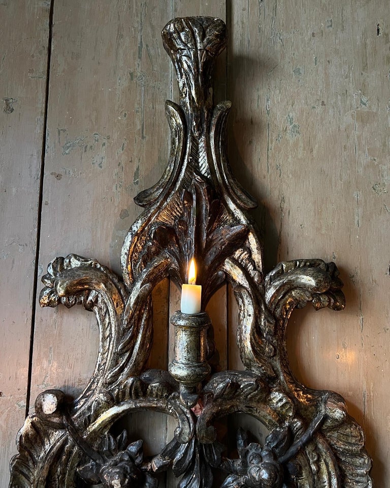 Large Italian Baroque Wall Sconce, c.1740 For Sale at 1stDibs | baroque ...