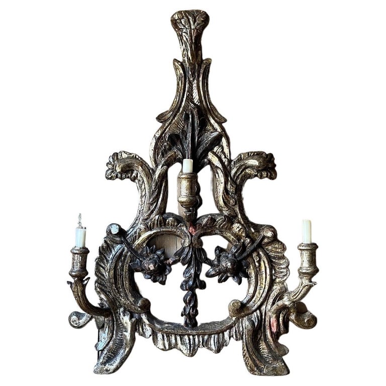 Large Italian Baroque Wall Sconce, c.1740 For Sale at 1stDibs | baroque ...
