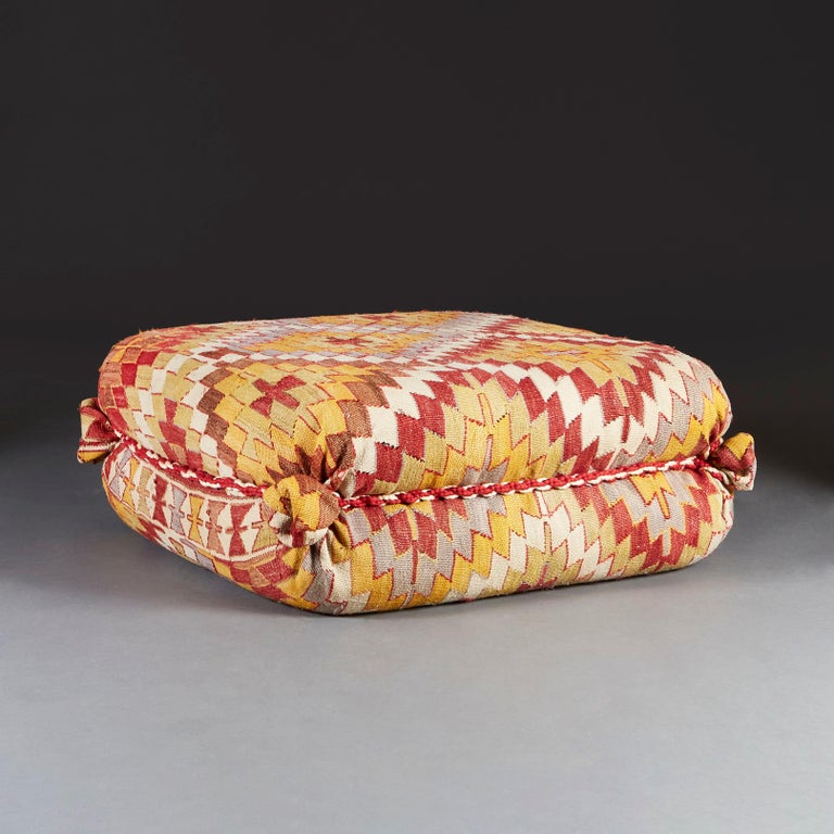 Large Kilim Ottoman For Sale at 1stDibs