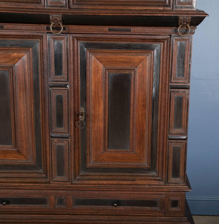 Large Late 17th Century Oak Dutch Kast or Armoire For Sale at 1stDibs