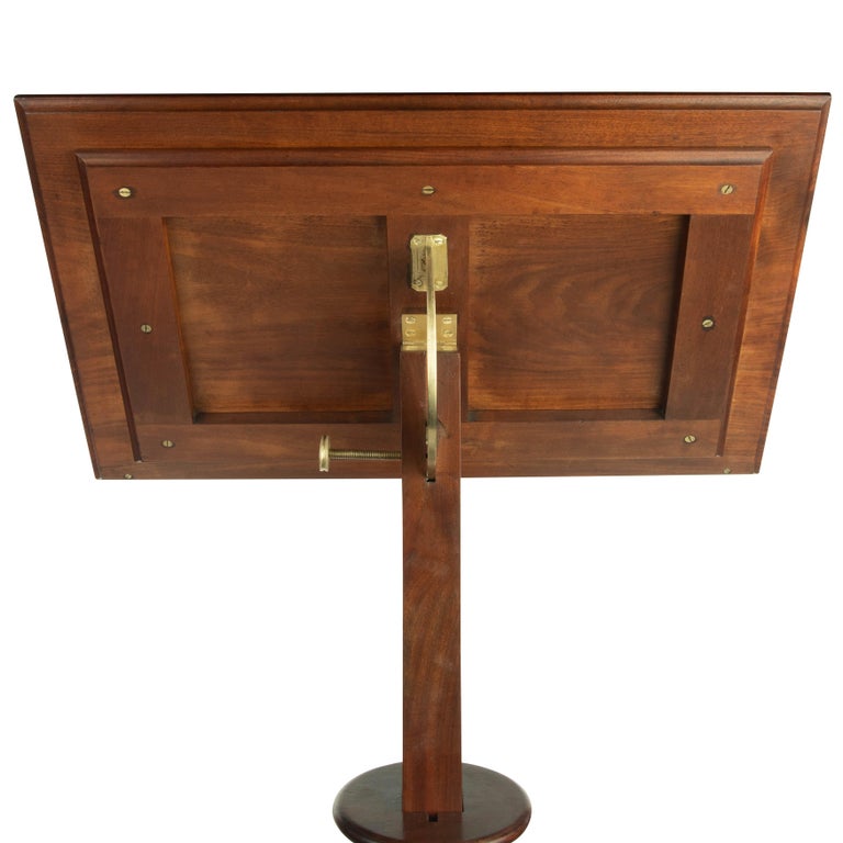 Large Mahogany Lectern by Yabsley of Plymouth For Sale at 1stDibs