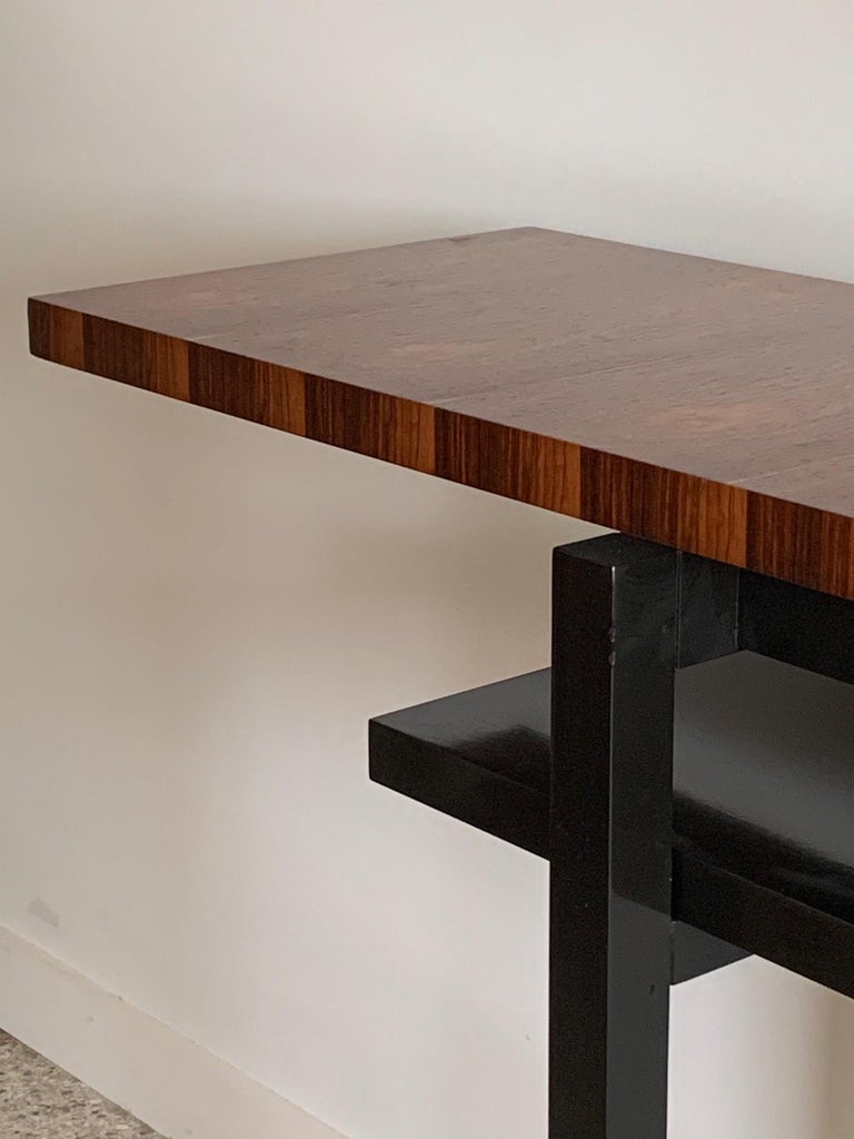 Large Modernist Console Table with Floating Top at 1stDibs | floating ...