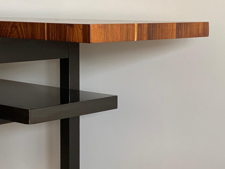 Large Modernist Console Table with Floating Top at 1stDibs | floating ...