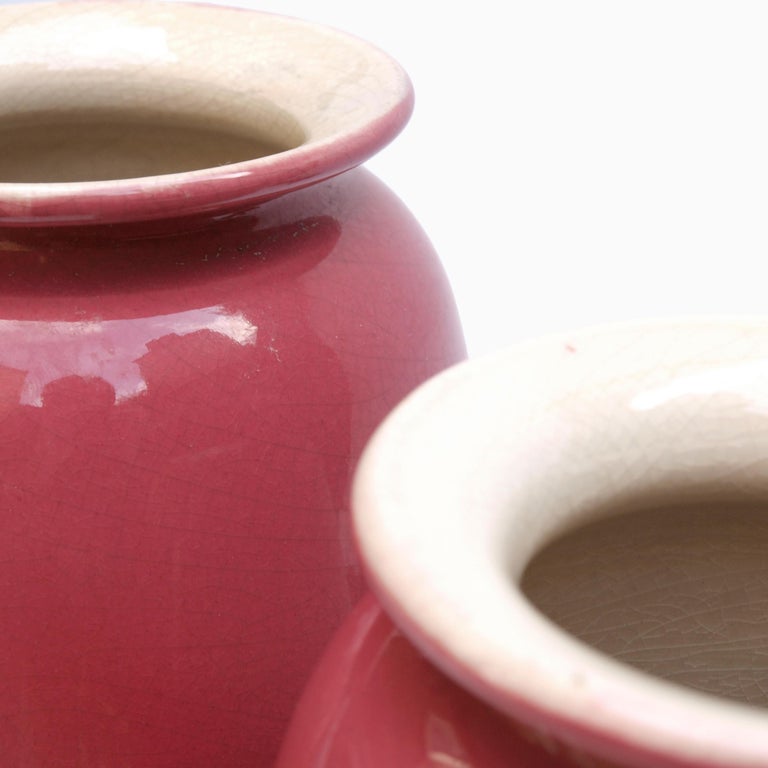 Large Pair of Christopher Dresser Vases by Ault Pottery Aesthetic ...