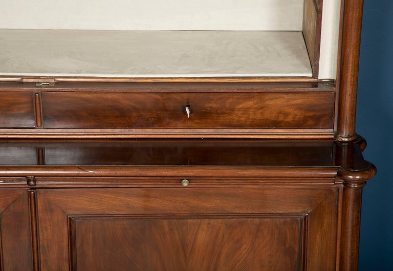 Large Pair of Mahogany Louis Philippe Bookcase at 1stDibs
