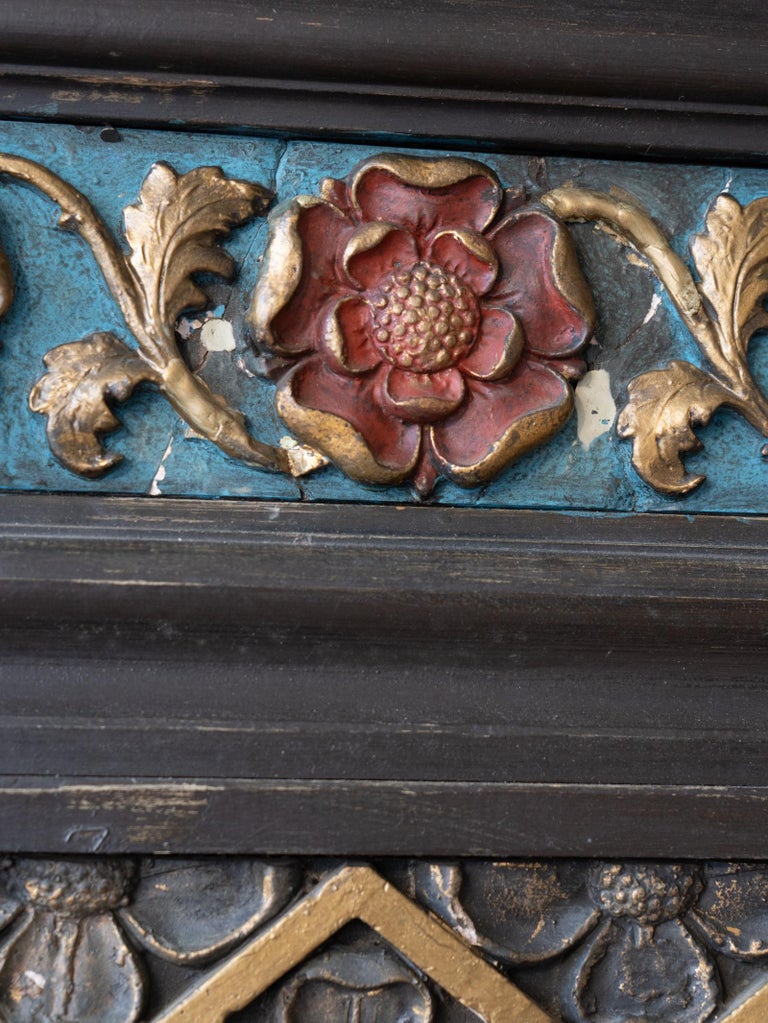 Large Plaster and Painted Timber Coat of Arms at 1stDibs
