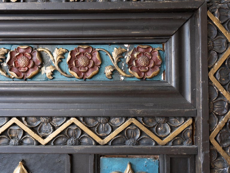 Large Plaster and Painted Timber Coat of Arms at 1stDibs