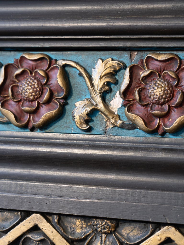 Large Plaster and Painted Timber Coat of Arms at 1stDibs