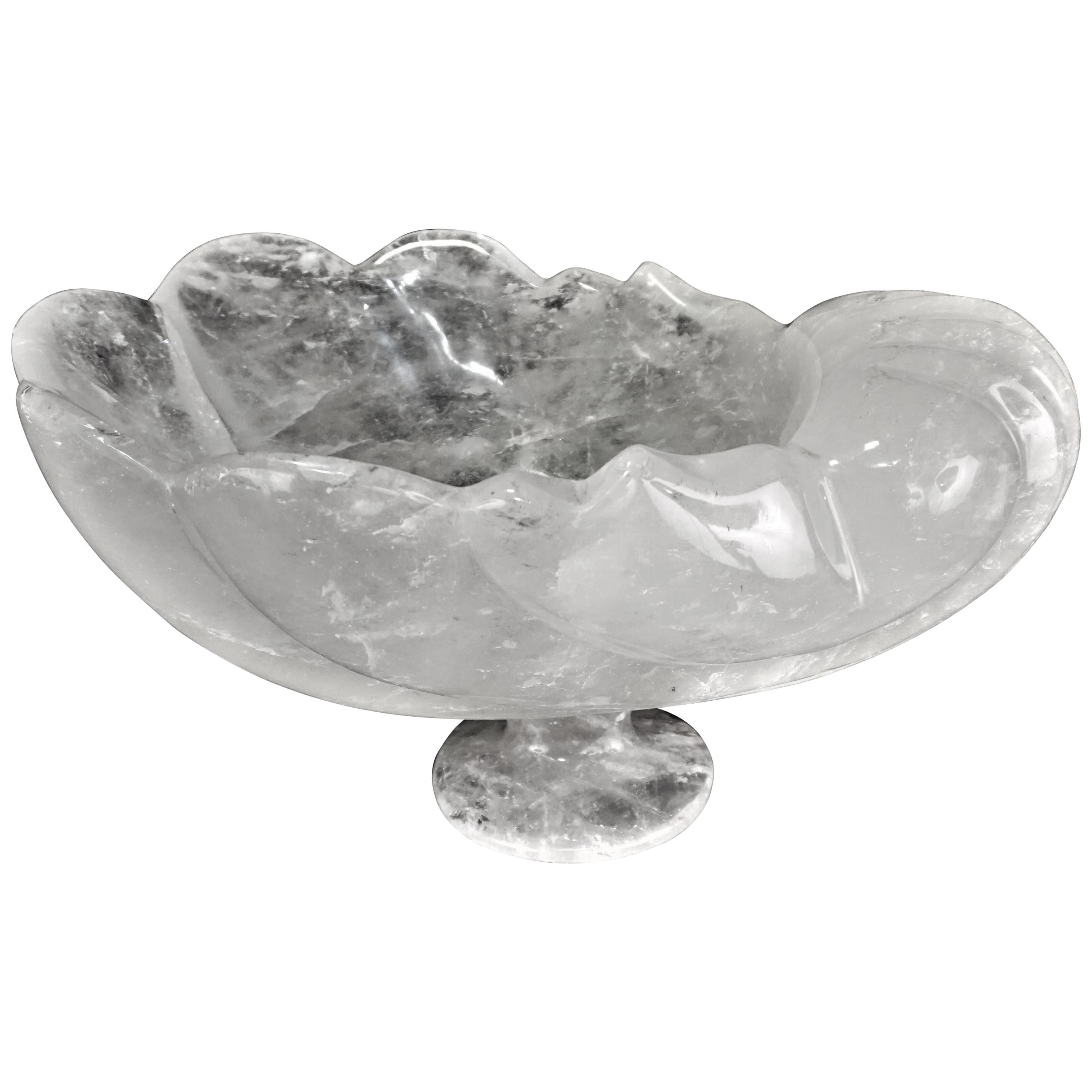 Large Emilia Castillo Silverplate and Stone Inlay Centerpiece at 1stDibs