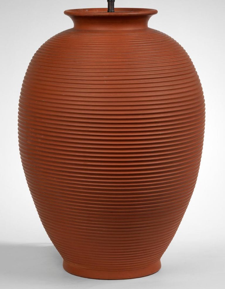 Large French Terracotta Table Lamp For Sale at 1stDibs | terra cotta ...