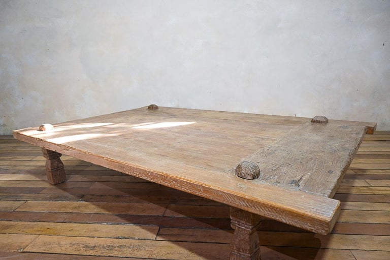 Large-Scale Late 19th Century Javanese, Indonesia Weavers Coffee Table ...