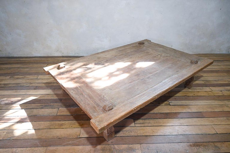Large-Scale Late 19th Century Javanese, Indonesia Weavers Coffee Table ...