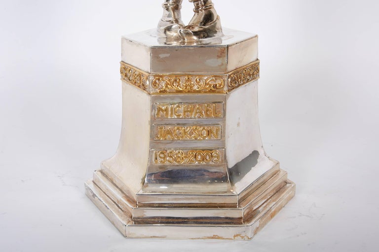 Large Solid Silver Figure Statue of Michael Jackson "King of Pop" by ...