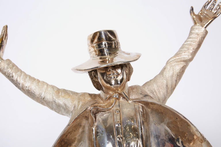 Large Solid Silver Figure Statue of Michael Jackson "King of Pop" by ...