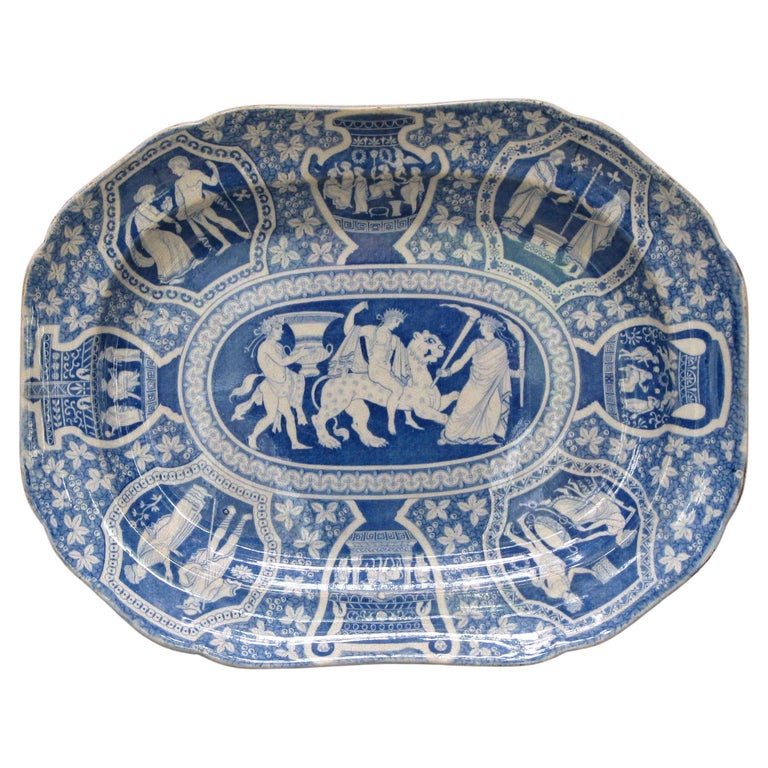 Large Spode Greek Pattern Platter For Sale at 1stDibs