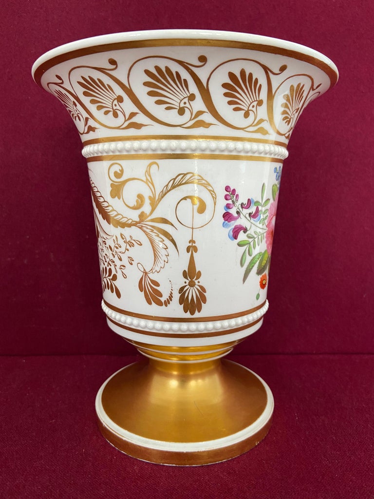 Large Spode Porcelain Spill Vase C.1815 For Sale at 1stDibs