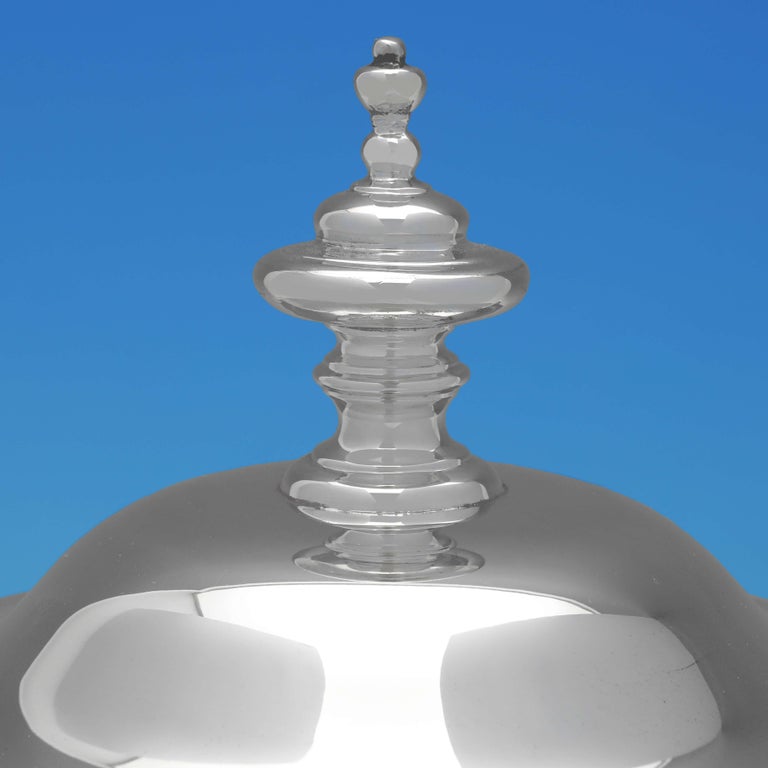 Large Sterling Silver Art Deco Trophy Made in 1935 by Mappin and Webb ...