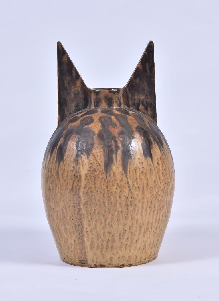 Large Stoneware Vase by Joseph Talbot at 1stDibs