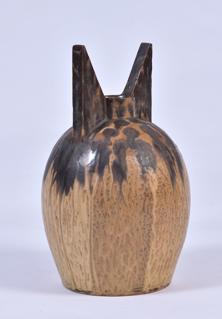 Large Stoneware Vase by Joseph Talbot at 1stDibs