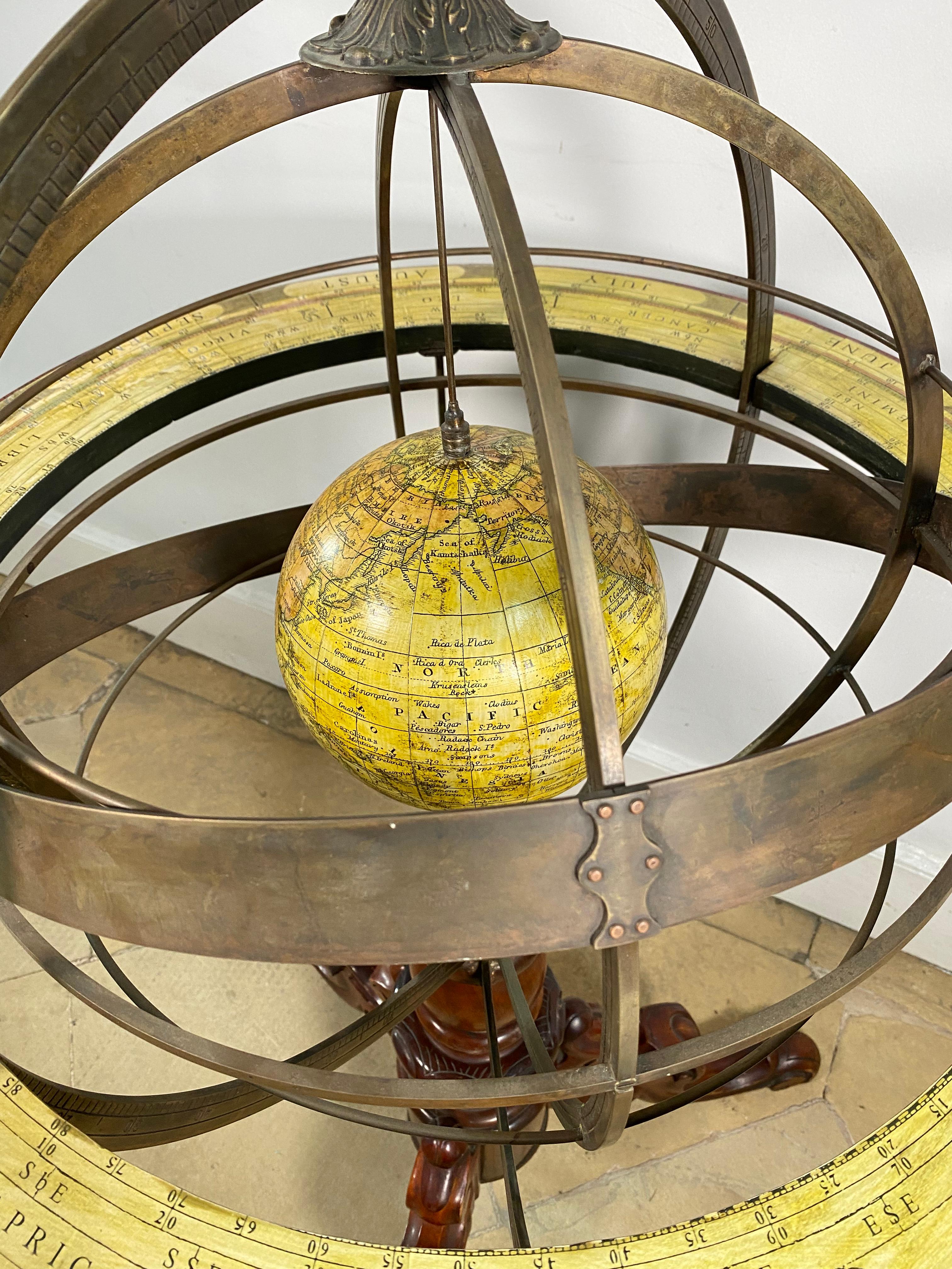 Large Victorian Armillary Globe, circa 1890 For Sale at 1stDibs ...