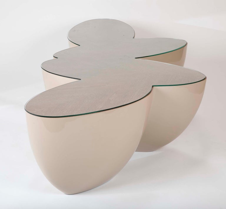 Large Wendell Castle "Sizzle" 4-Pod Coffee Table at 1stDibs