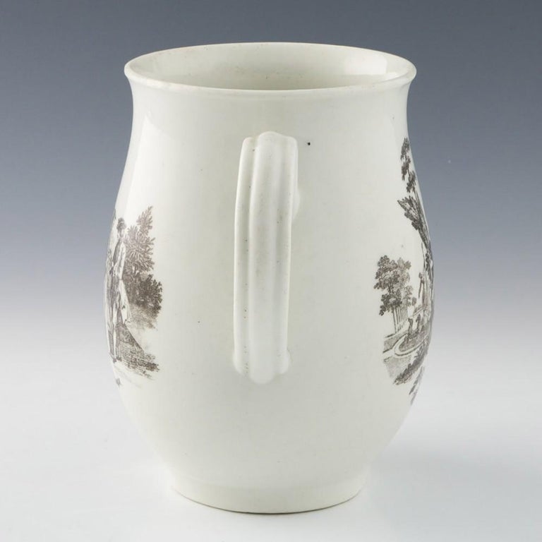 A Large Worcester Porcelain Hancock Whitton Anglers and L'Amour Print ...