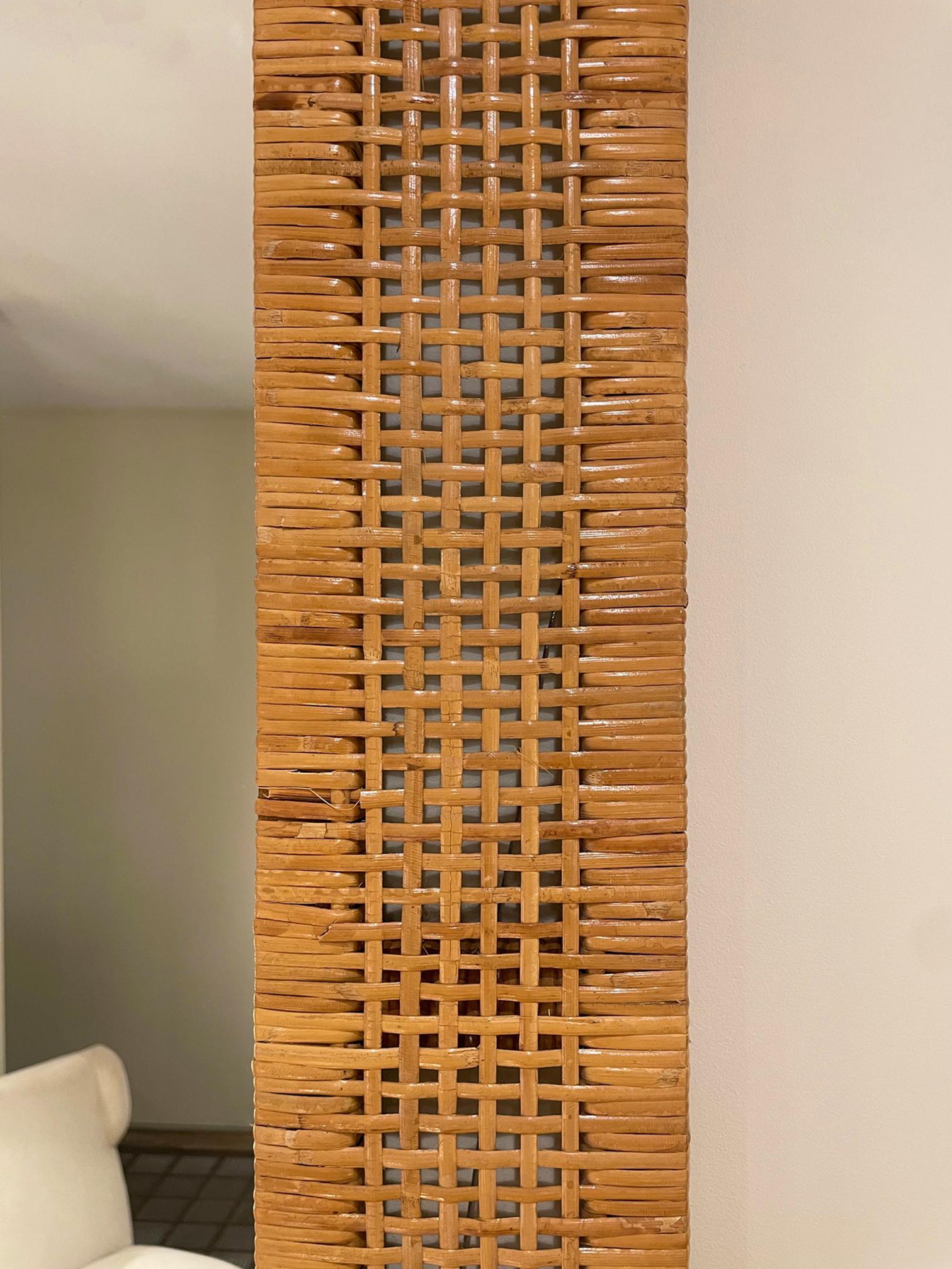 Large Rattan Mirror at 1stDibs | oversized rattan mirror