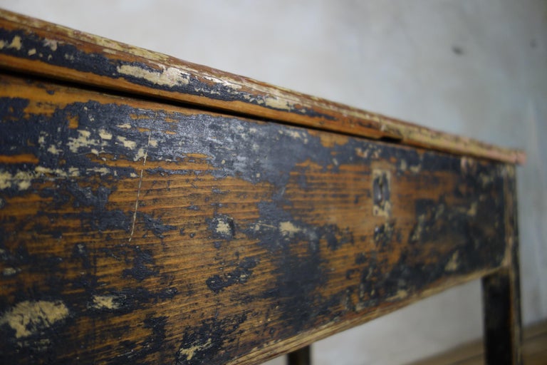 Late 18th Century French Primitive Slanted School Desk at 1stDibs