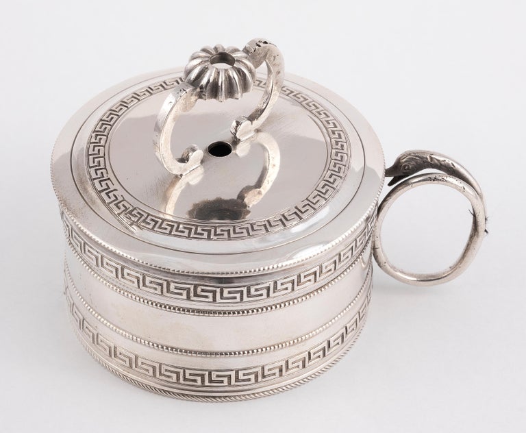 Late 18th Early 19th Century Italian Silver Wax Jack For Sale at 1stDibs