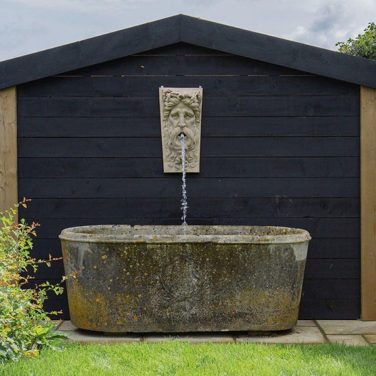 A Late 18th/Early 19th Century Marble Bath with 20th Century Fountain ...
