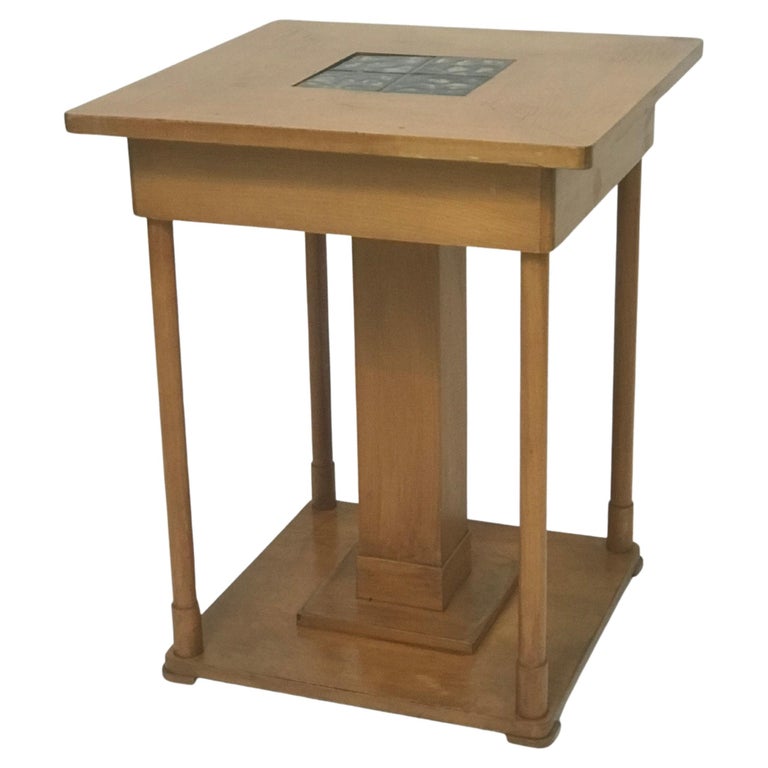 A Late 1950''s Continental European Centre/End Table with Modernist ...