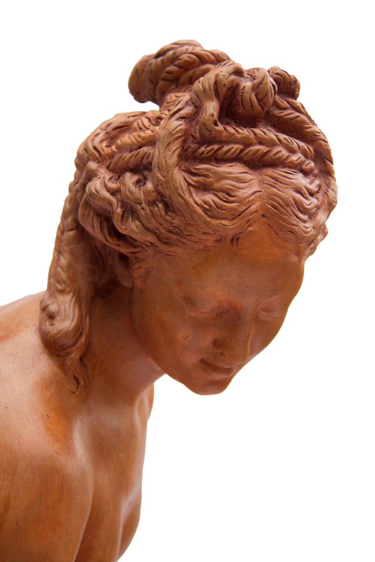 Late 19th Century Large French Terracotta Figure of the Goddess Venus ...