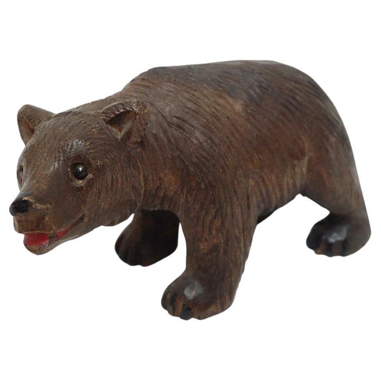 A Late 19th Century Black Forest Carved Baby Bear Circa 1900 For Sale ...