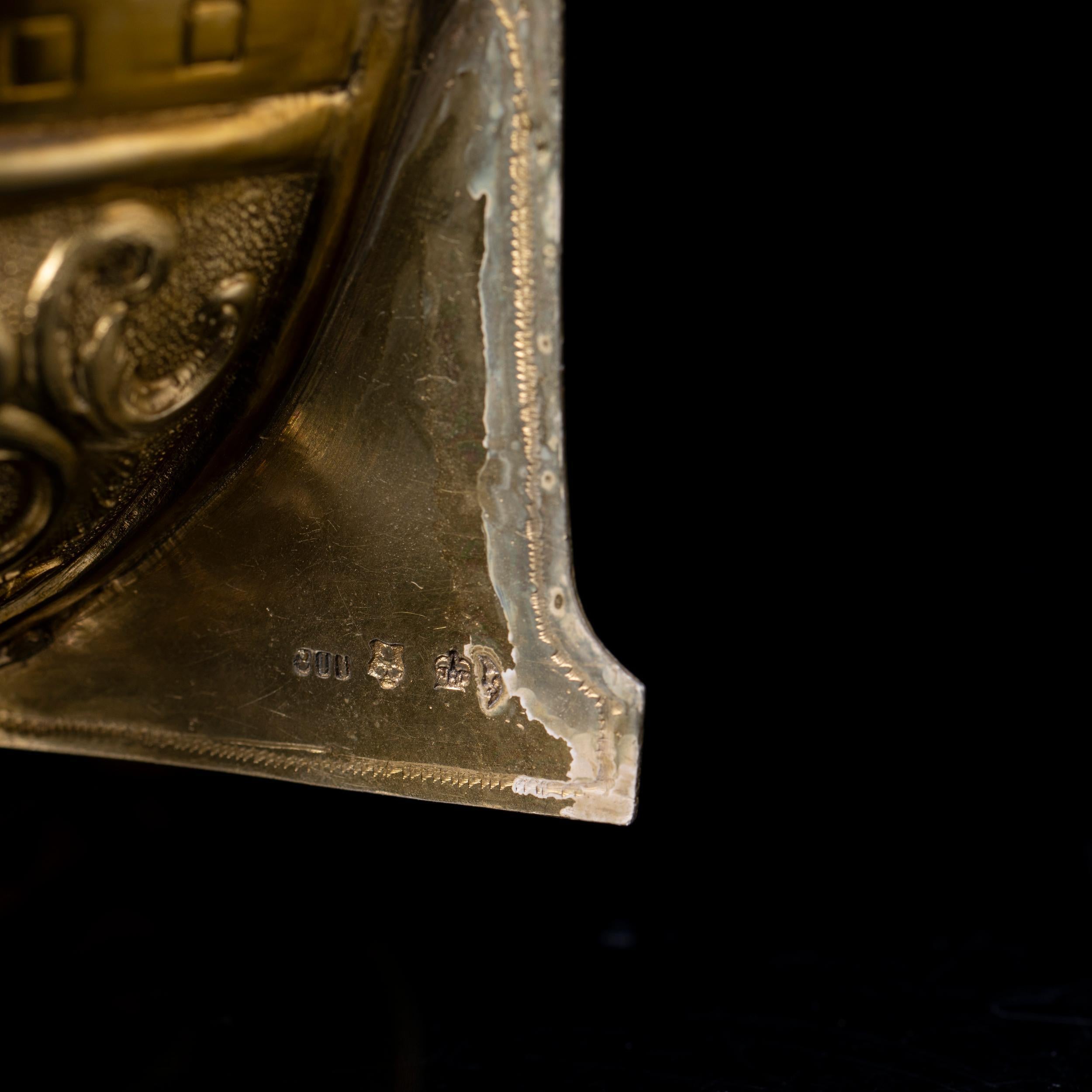 Late 19th Century Gilt Silver Renaissance Revival Nef or Ship ...