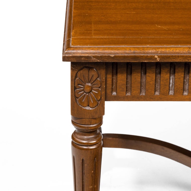 Late 20th Century Coffee Table with a Linen Fold Border at 1stDibs