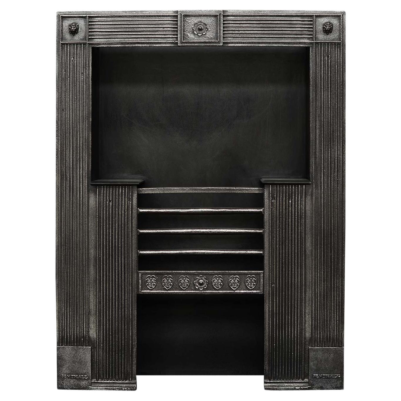 Large Brass and Cast Iron English Register Grate For Sale at 1stDibs