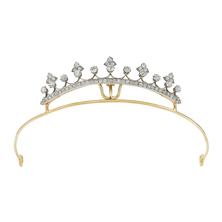 Late Victorian Small Diamond-Set Tiara at 1stDibs | small diamond tiara ...