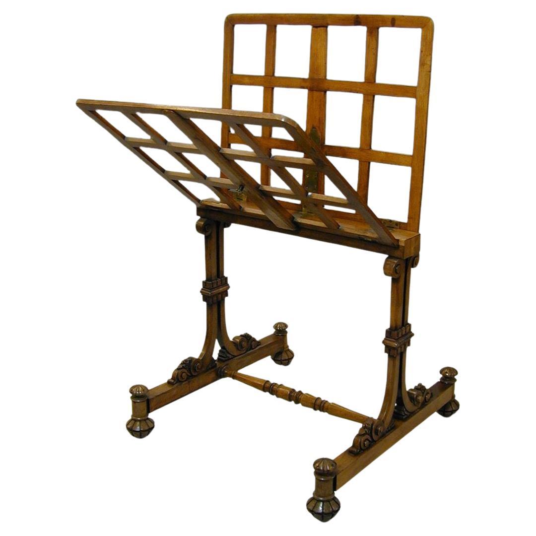 Edwardian Mahogany Folio Stand For Sale at 1stDibs